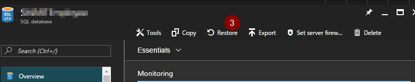 Azure SQL Database – Restore DB from Long Term Retention backup ...