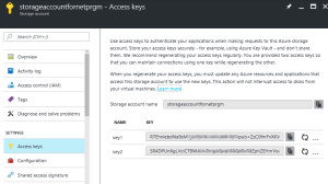 Azure Storage Account Why Two Access Keys – Praveen Kumar Sreeram's Blog