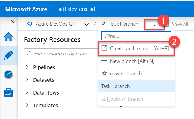 Azure Data Factory – Collaborative development of ADF pipelines using ...