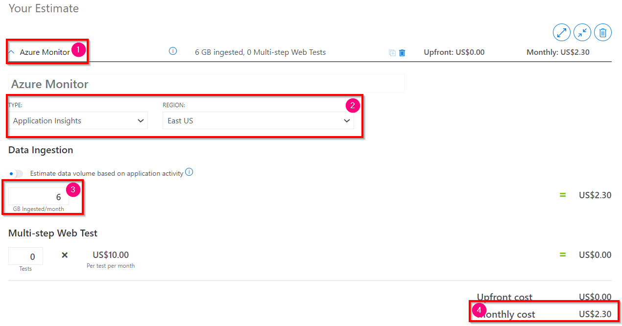 Application Insights – Get monthly Data Consumption and Estimated Cost ...