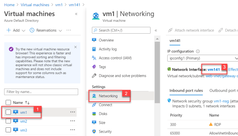 Azure Virtual Machines – Change the Subnet of a Virtual Machine or ...