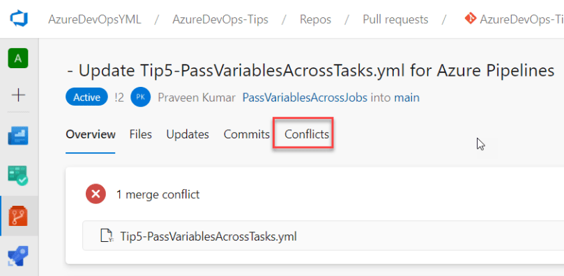 Azure DevOps – Tips and Tricks – 6 – Resolve Merge Conflicts using Pull ...