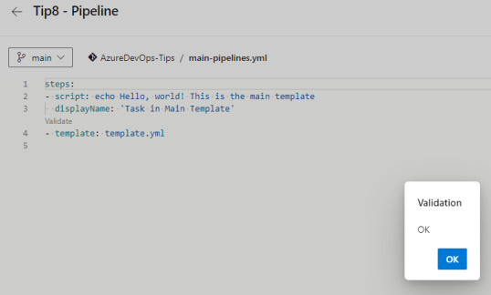 Azure DevOps – Tips and Tricks – 8 – Improve YAML template development ...