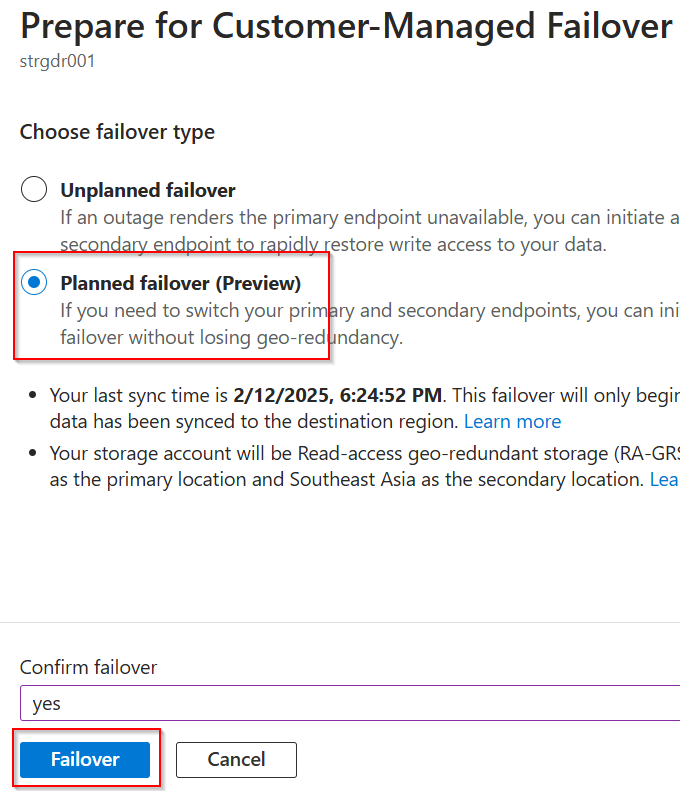 Azure Storage Account – Disaster Recovery: Planned Failover – Praveen ...